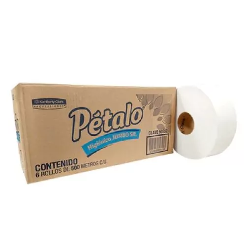 Papel higiénico Pétalo Jumbo Sr (90552) 6 rollos KC - Chrisalim